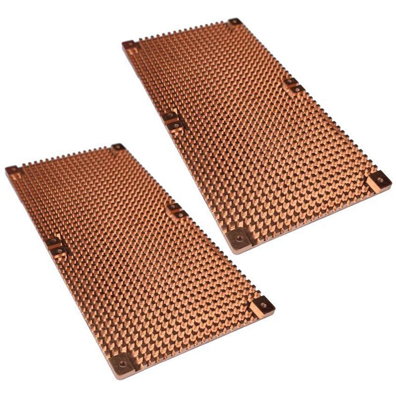 2X RTX 3060 3080 3090 Backplane Pure Copper Heat Sink Graphics Card ...