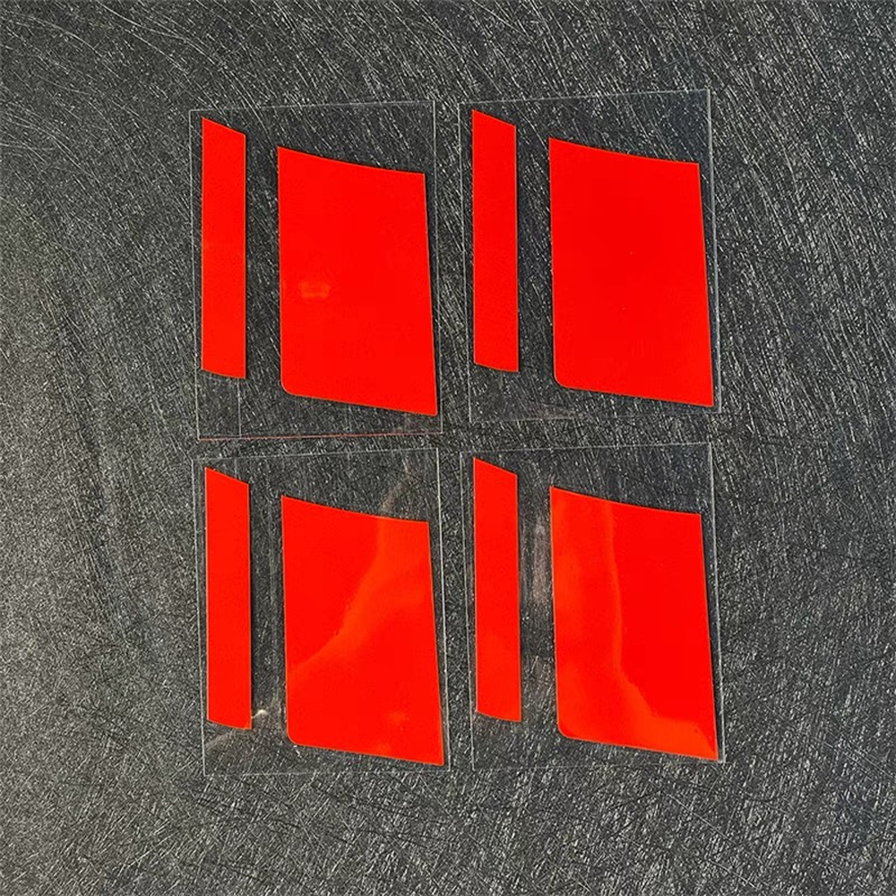 1/4Pcs Car Sticker Reflective Car Wheel Rim Vinyl Warning Stickers Hash ...