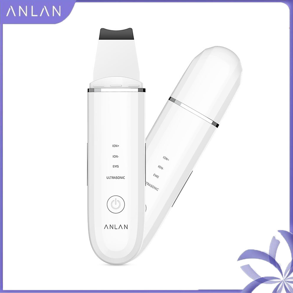 ANLAN Rhombic Shovel Ultrasonic facial skin scrubber facial cleanser tool to remove blackheads ...