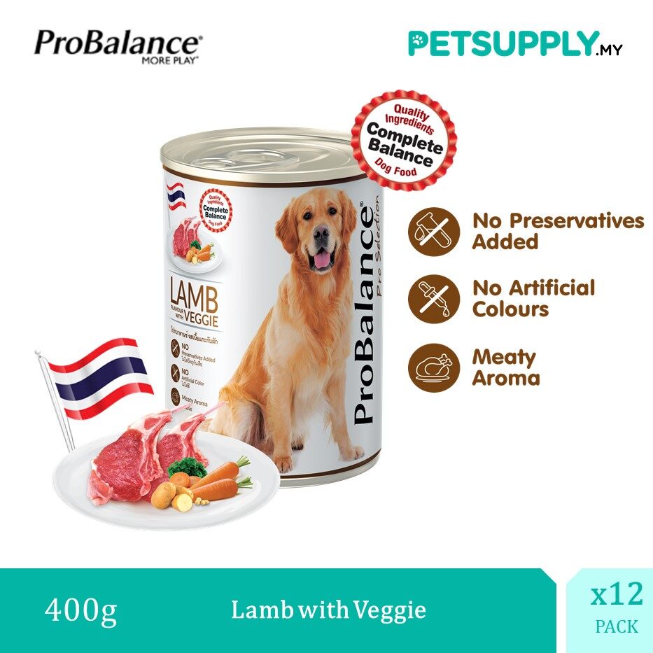 ProBalance Wet Dog Food (400g x 12) - Beef / Chicken / Lamb [Petsupply ...