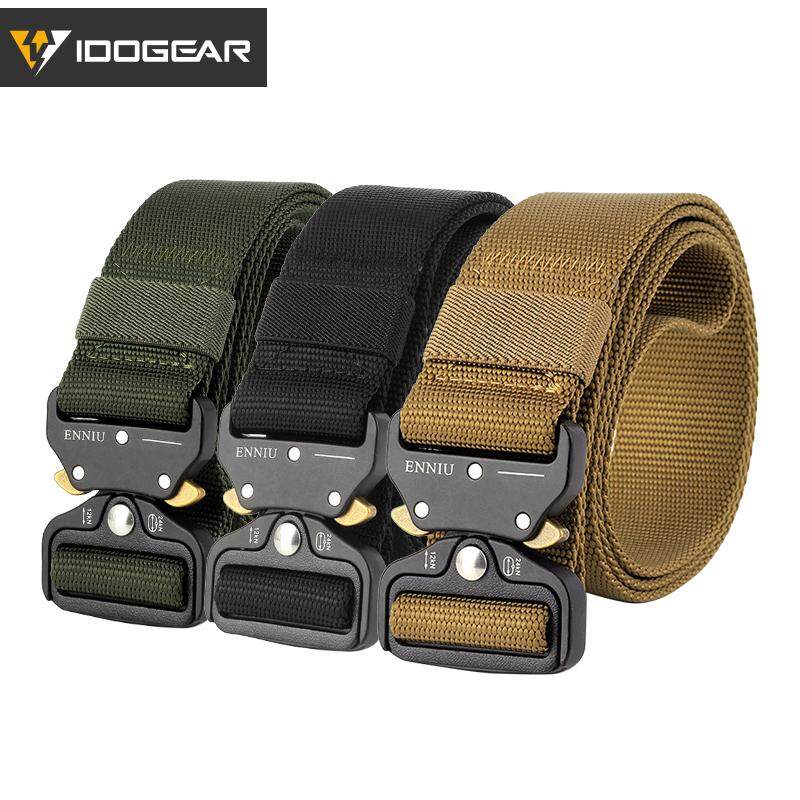 IDOGEAR Tactical Belt 1.5 Inch Quick Release Belt Tactical Riggers ...