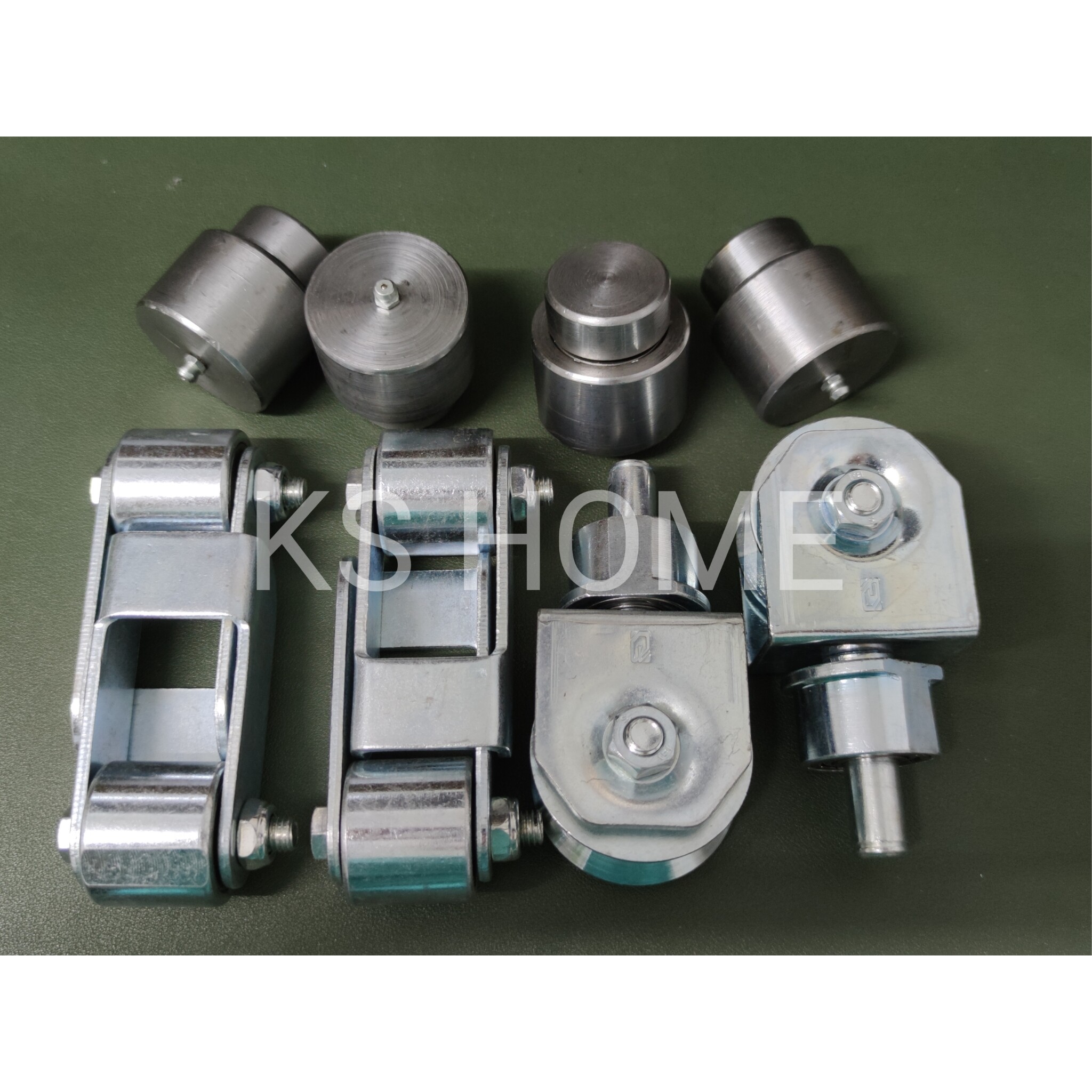 [10 PCS] AUTO FOLDING GATE BEARING SET WITH SWING ROLLER PINTU LIPAT ...