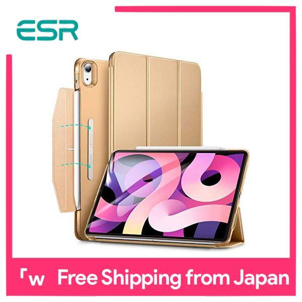 ESR iPad Air 4 Case iPad 2020 iPad 10.9นิ้ว PC โปร่งแสงอัตโนมัติ Sleep ...