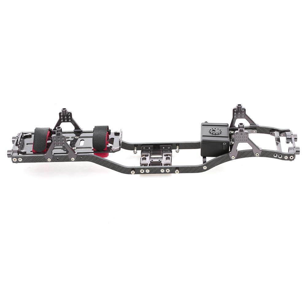 【ขาย & Ready สหรัฐอเมริกา Stock 】 SCX10กรอบคาน Carbon Graphite Chassis ...