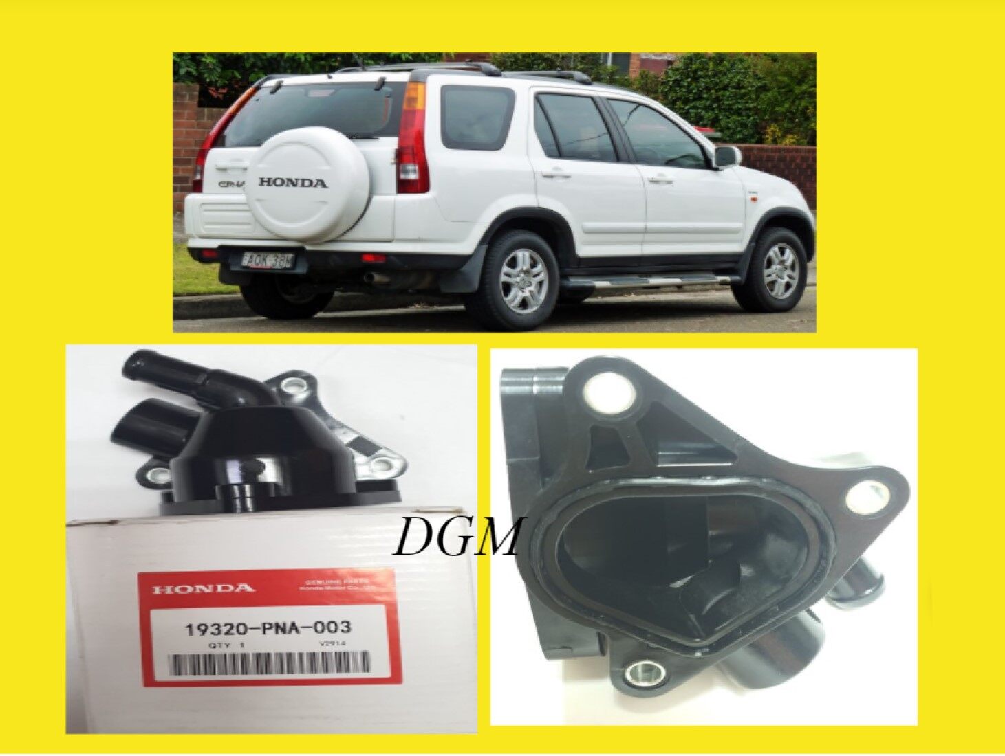 HONDA CRV RD5 S9A 2002-2006Y Thermostat Housing 19320-PNA-003 | Lazada