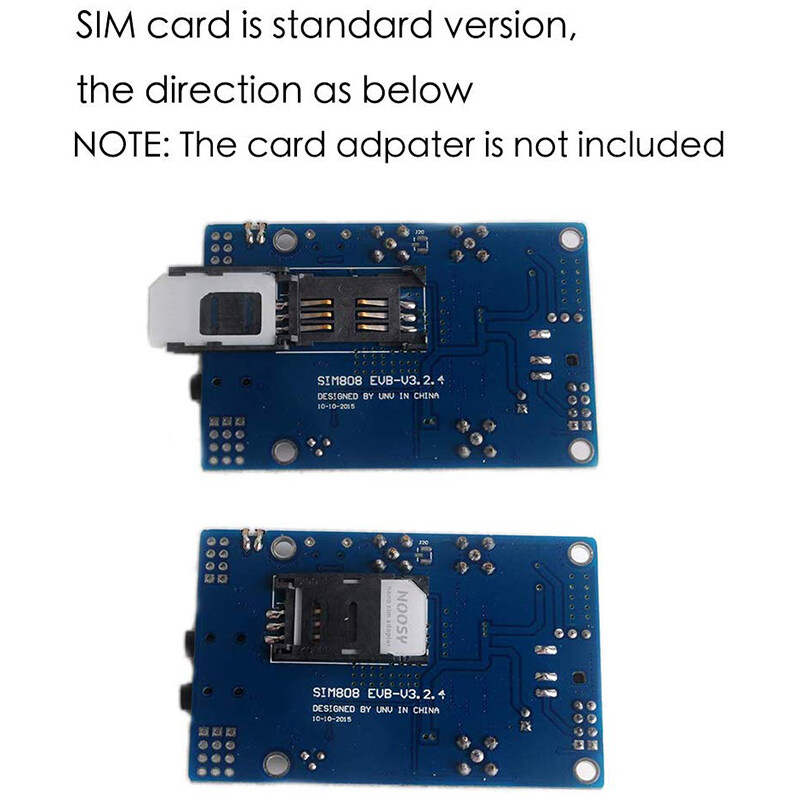 SIM808 Module GSM GPRS GPS Development Board + IPX SMA GSM GPS Antenna Support 2G Network for ...
