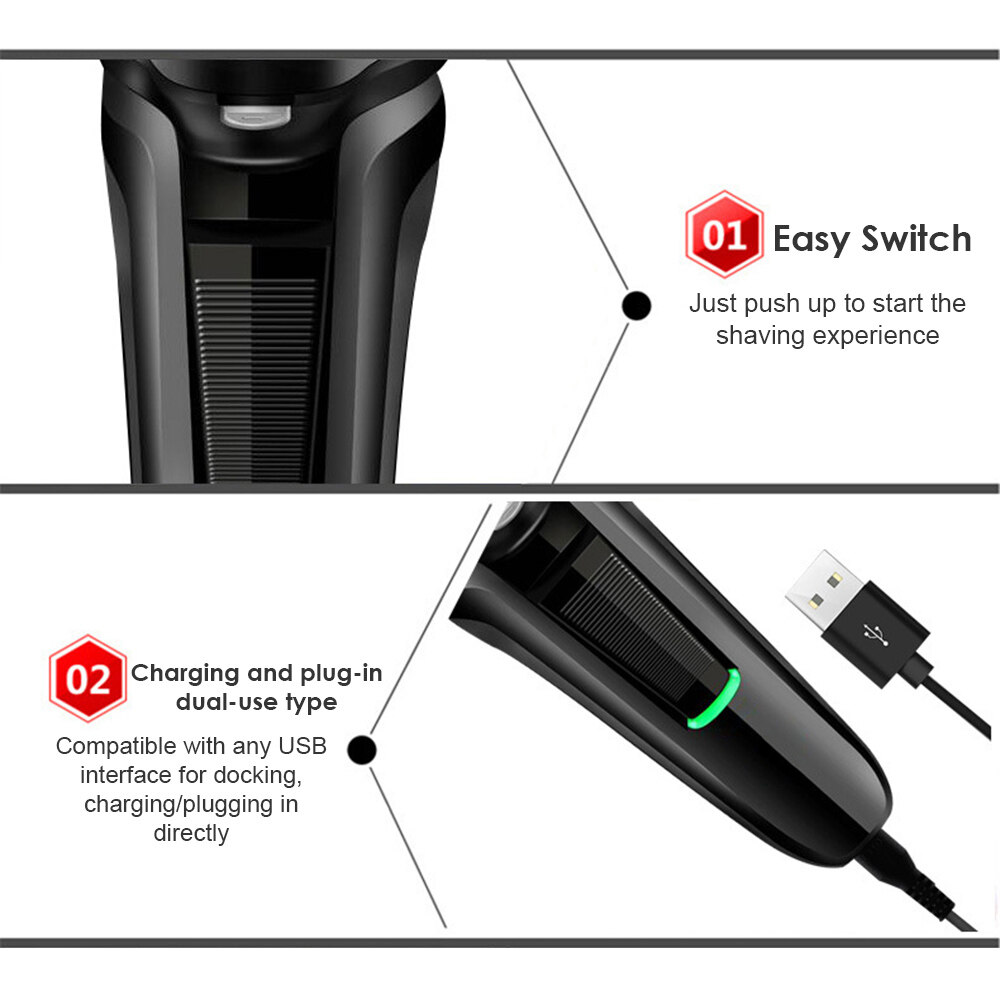 1080P HD กล้อง Mini WiFi P2P กล้องบันทึกภาพ DVR เครื่องโกนหนวดไฟฟ้า ...