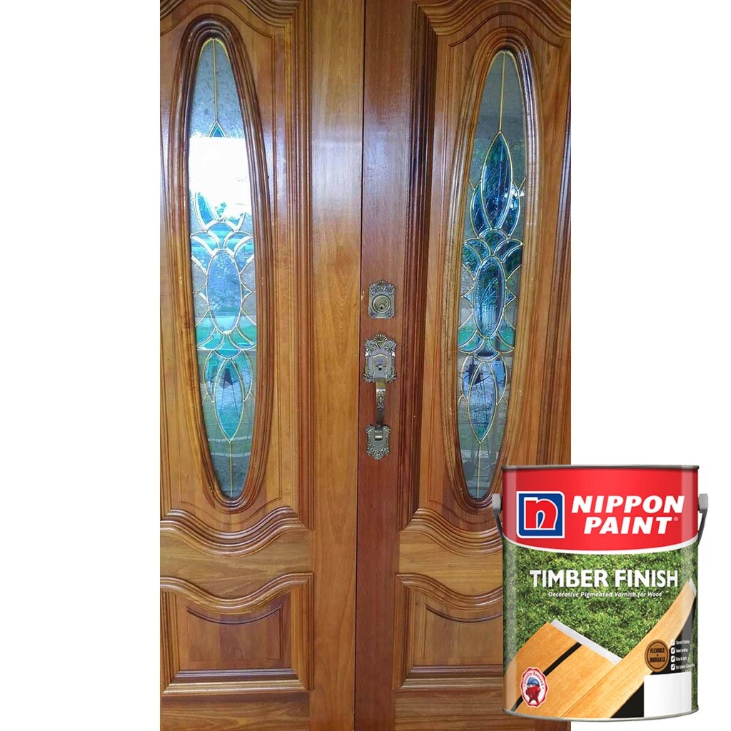 CAT SYELEK PINTU / CAT KAYU / CAT LUTSINAR // Nippon Timber Finish 5 ...