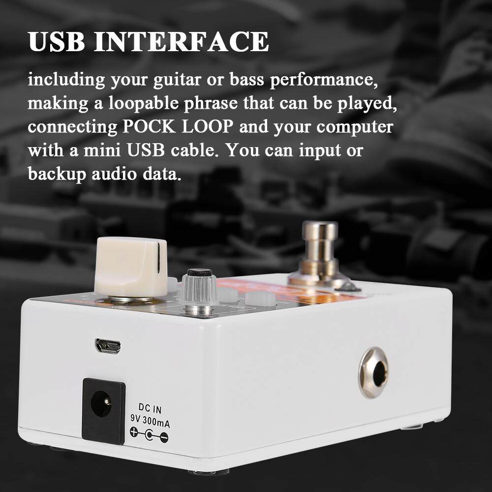 Ammoon POCK LOOP Looper กีต้าร์11 Loopers Max.330mins การบันทึกรองรับ1/ ...