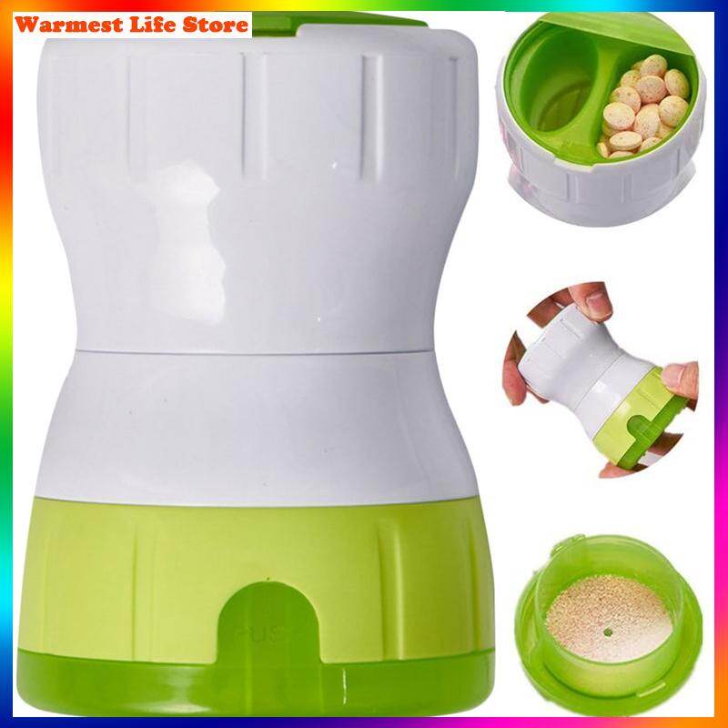 Pill Crusher Grinder 3 in 1 Handheld Pill Grinding Machine with Pill ...