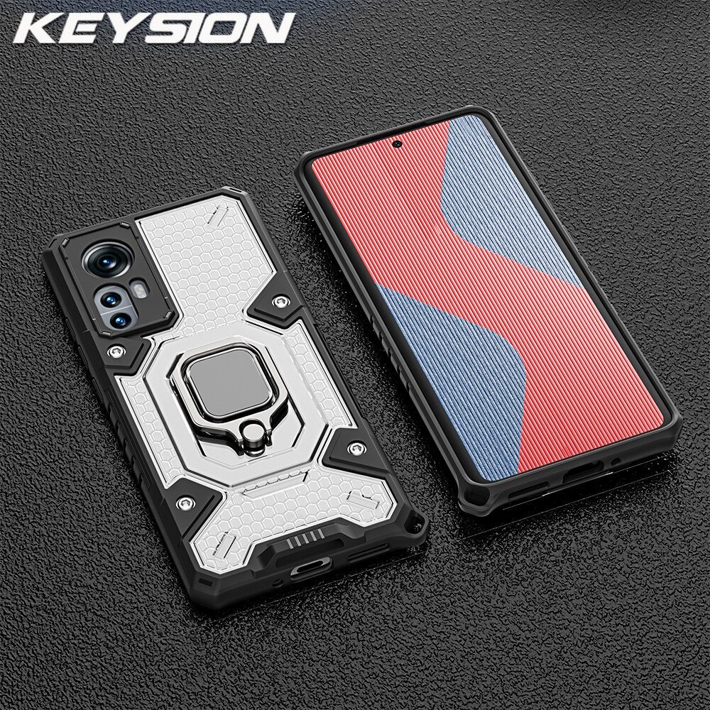 KEYSION เคสกันกระแทกสำหรับ Xiaomi Mi 12 12X 12 Pro 5G แหวนใสโทรศัพท์ฝาหลังสำหรับเล่นเกม Redmi 10 ...