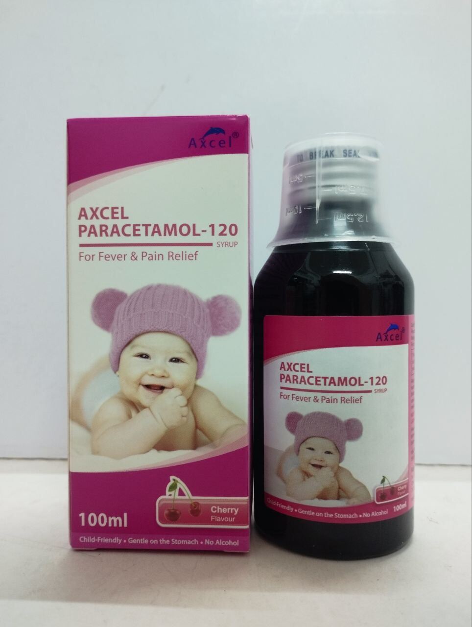 Axcel Paracetamol-120 Syrup Cherry Flavour (100ml) Exp: 09/2025 | Lazada