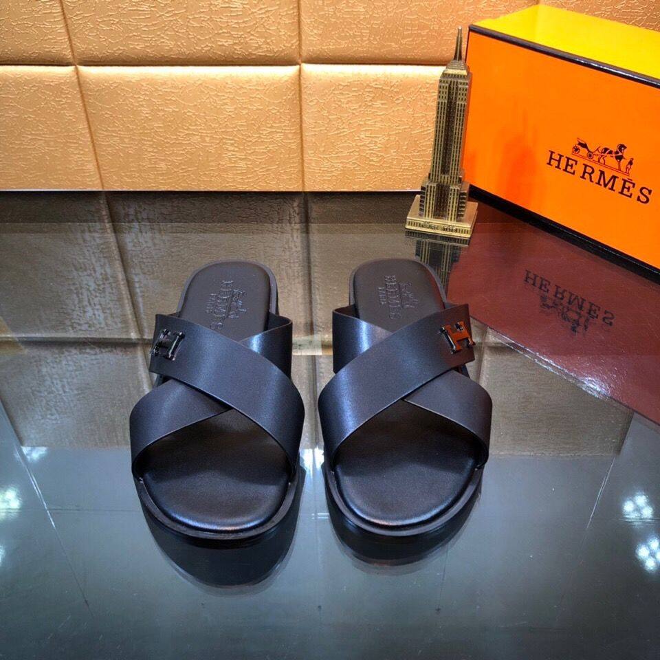 ชายรองเท้าแตะสไตล์ใหม่สีรองเท้าแตะหนัง,Cross Vamp,นำเข้าซับหนังแกะหนัง ...