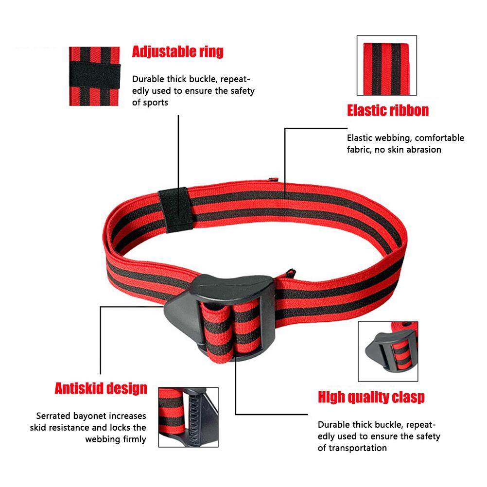 2pcs Blood Flow Restriction Bands BFR Blood Flow Restriction Elastic ...