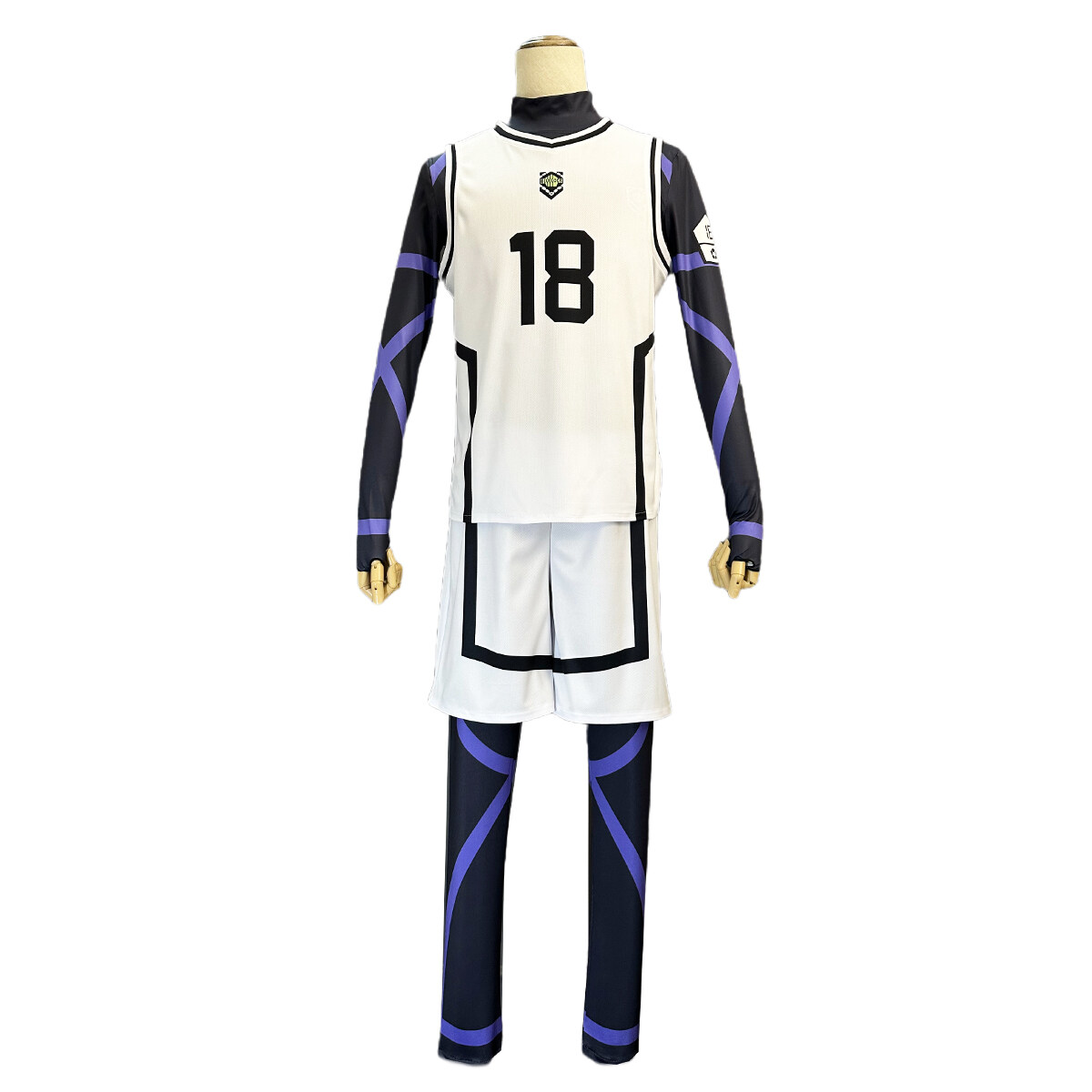 HOLOUN Blue Lock Anime Cosplay Costume Wig NAGI Bachira Isagi White ...