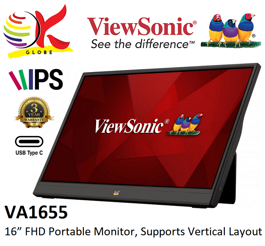 VIEWSONIC 16" VA1655 / VG1655 / TD1655 (TOUCH SCREEN) FULL HD IPS PANEL ...