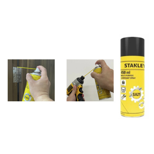 Stanley Multi-Purpose Lubricant Spray 450ml SA21 Motorcycle Garage ...