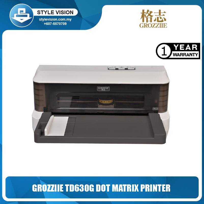 Grozziie TD630G Dot Matrix Printer 1+5 Copies Carbon Paper USB | Lazada