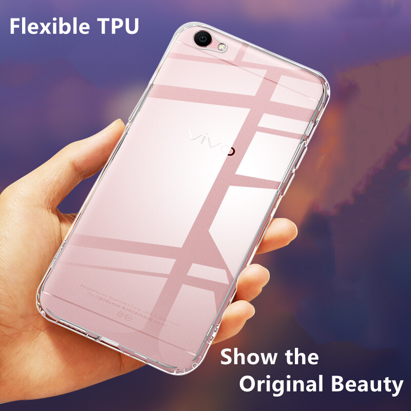 For Vivo Y53i 1606 Slim Soft Clear Silicon Rubber Scratch-Resistant CP ...