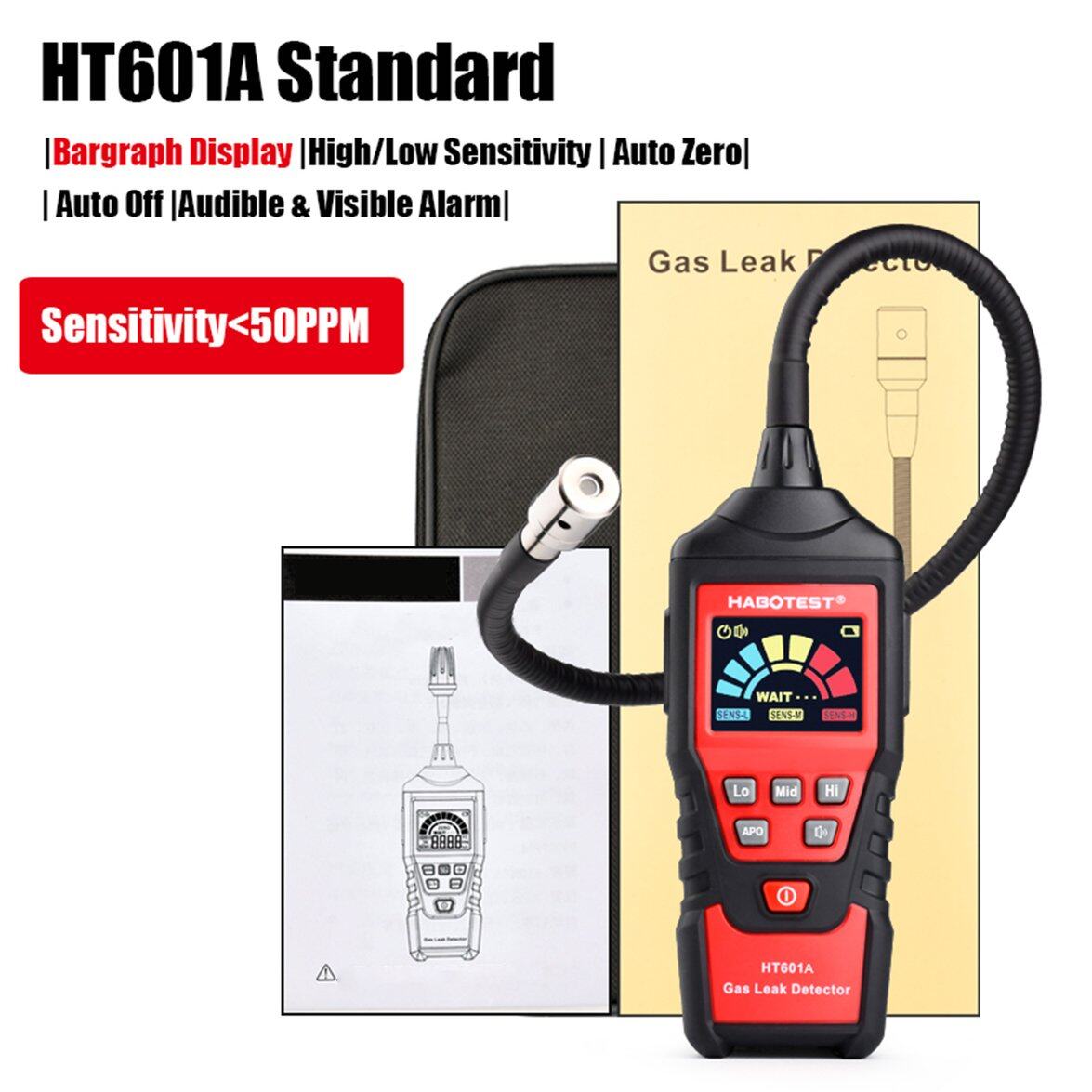 Hand-held Gas Detector CFCs HCFCs HFCs Refrigerant Air Conditioning ...