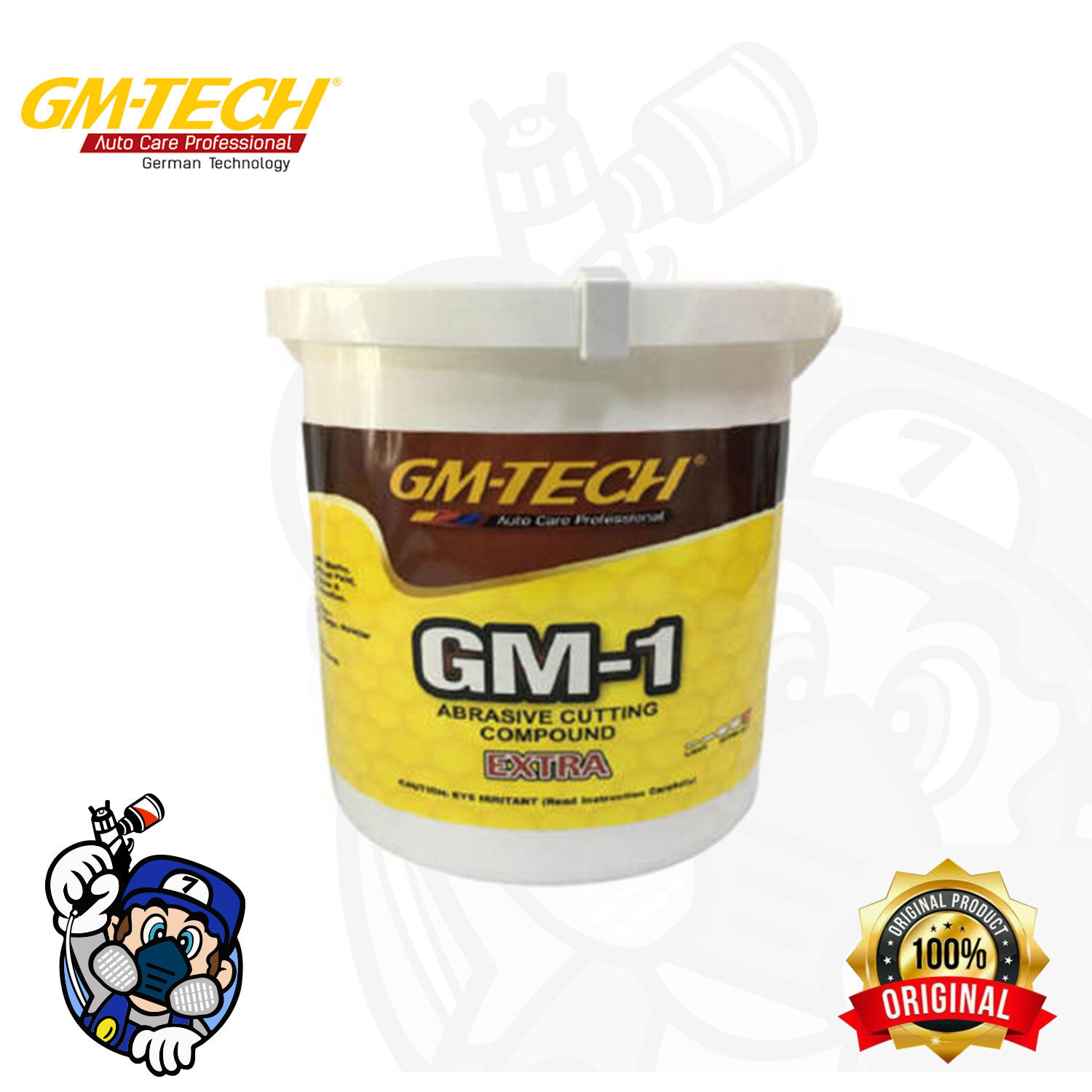 GM TECH GM 1 Abrasive Cutting Compound EXTRA (3kg/1kg) | Lazada