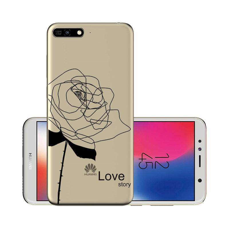 ภาพวาดกลวงนุ่มเคสโทรศัพท์สำหรับ Huawei Y3 2017 Huawei Y3 2018 Huawei Y5 ...