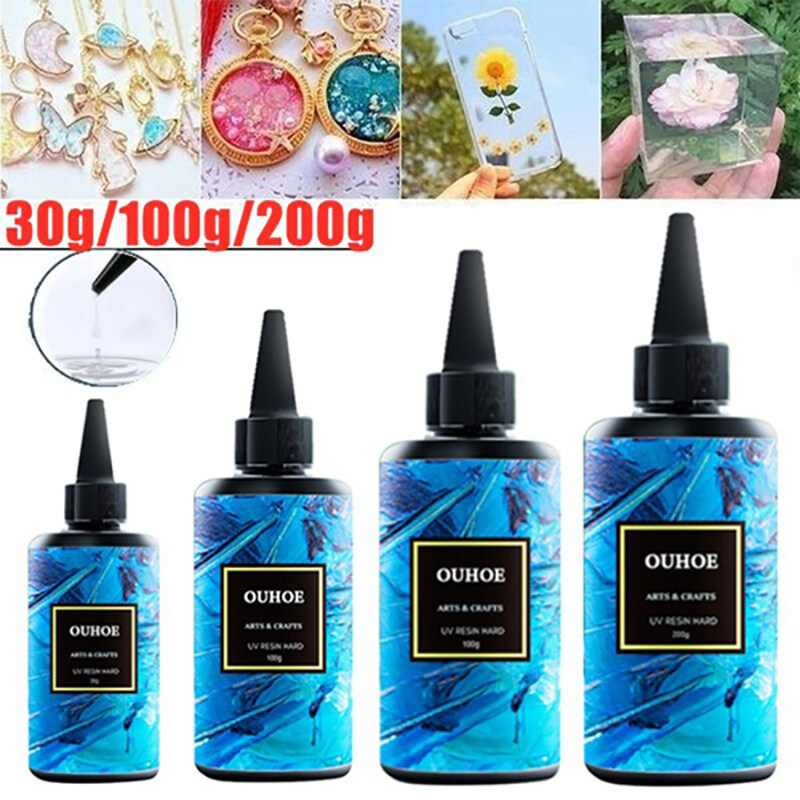 【Flash Sale】30G/100G/200G Uv Resin Ultraviolet Curing Epoxy Resin ...