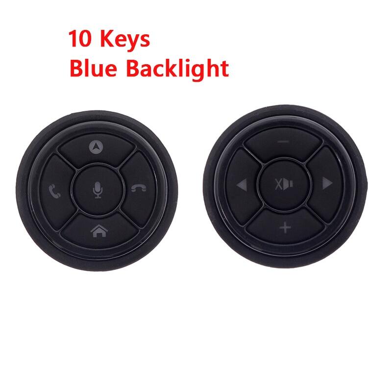 10 key Wireless Car Steering Wheel Control button for Car Radio DVD GPS ...