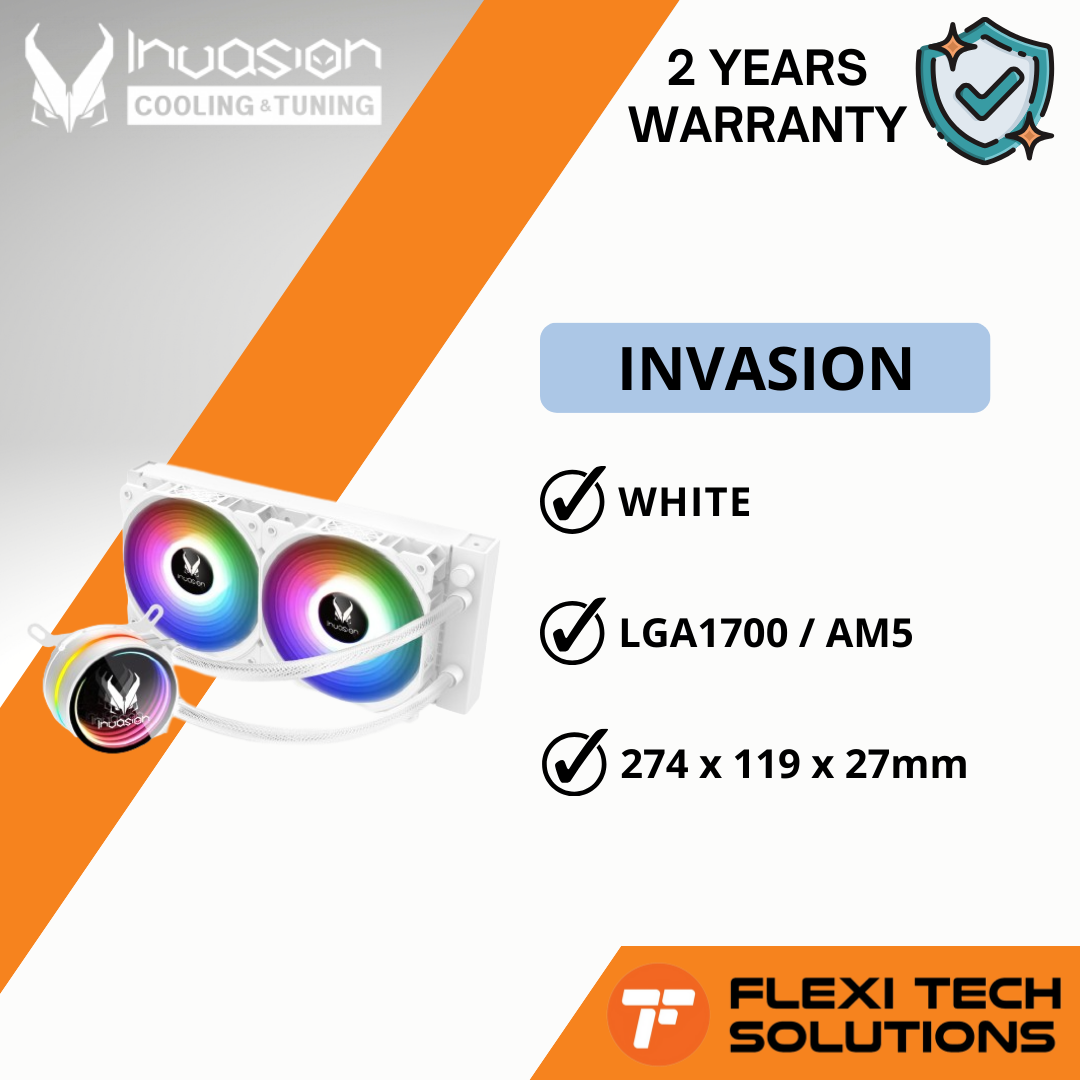 Flexi Tech INVASION FTB-240 PERFORMANCE ALL IN ONE RGB AIO Liquid ...