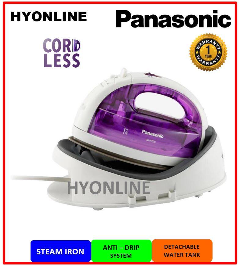 NI-WL30 - PANASONIC CORDLESS STEAM IRON 1550W | PANASONIC SETERIKA WAP ...