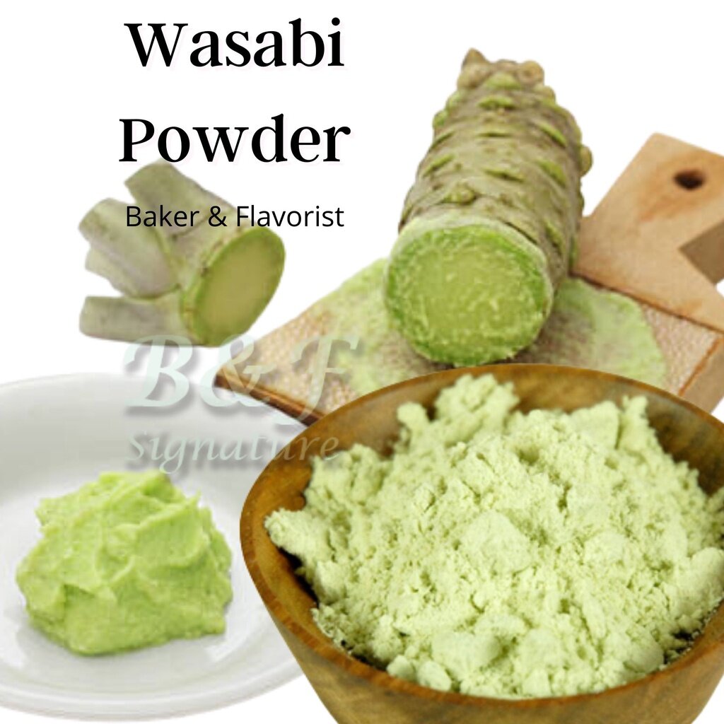 Wasabi Powder 芥末粉 50g - 500g Spicy Wasabi Japanese Food Paste Serbuk ...