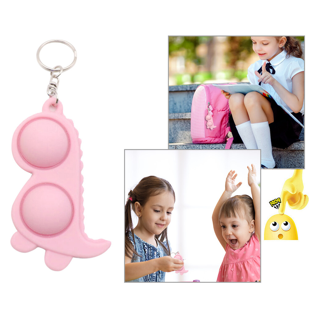[Babywant] Mini Dimple Fidget พวงกุญแจของเล่น Bubble นิ้วมือ Sensory ...