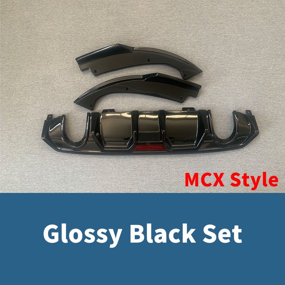 Wide Body Protection Rear Bumper Diffuser Lip Deflector Spoiler Bumper ...