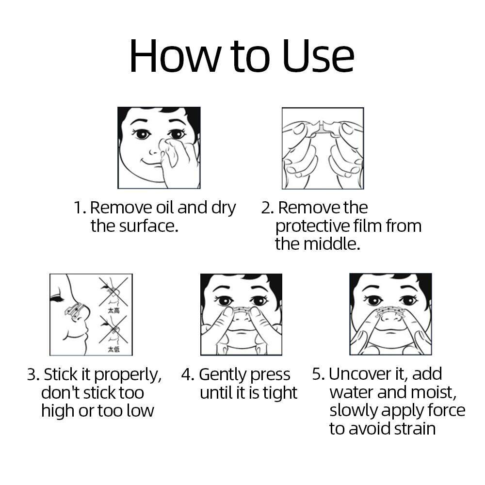 YANYI 50 Pcs Children Adult Ventilation Nasal Stickers Strips Stop ...