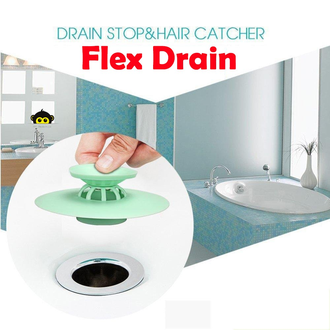 🌹READY STOCK🌹Flex Drain Stop & Hair Catcher Penutup Lubang Sinki ...