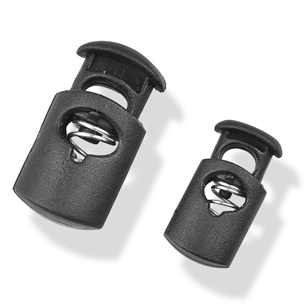 Single Hole Spring Loaded Drawstring Stopper Lanyard Clothing Sliding ...