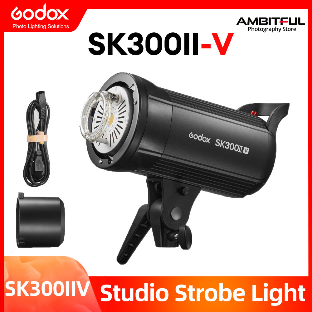 Godox SK300IIV SK300II-V 300Ws Professional Studio Strobe Built-in ...