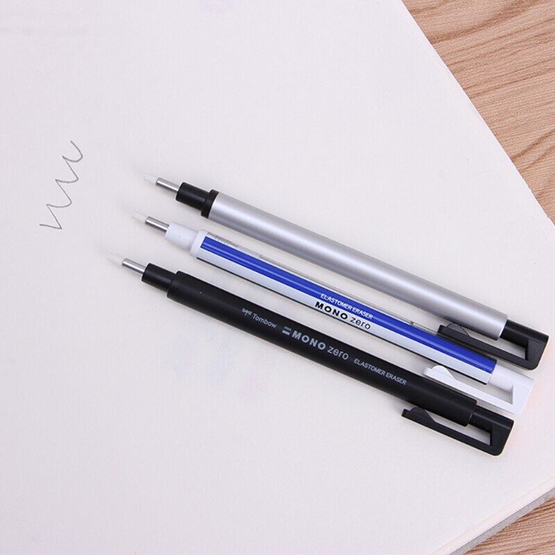 Round Tip Eraser Refill Pack Ultrafine Pencil Rubber Perfect Revise ...