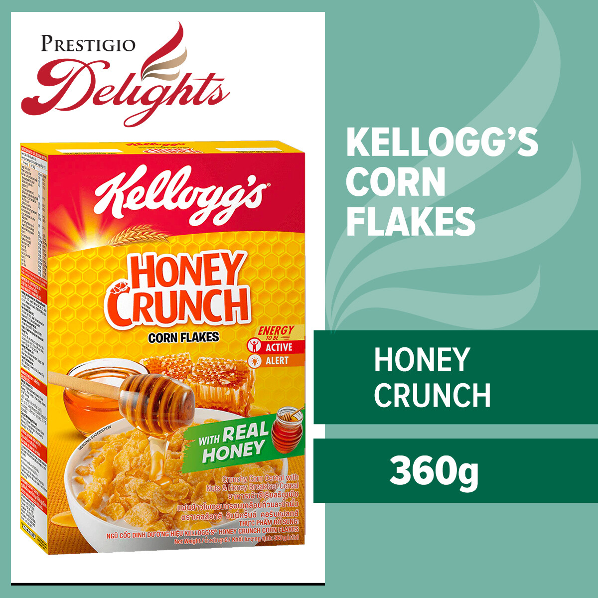 Kellogg's Honey Crunch Corn Flakes 360g | Lazada