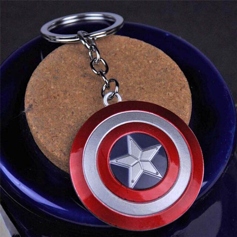 Xs Captain America Shield Keyring Keychain Key Chain key Ring Key Ring ...