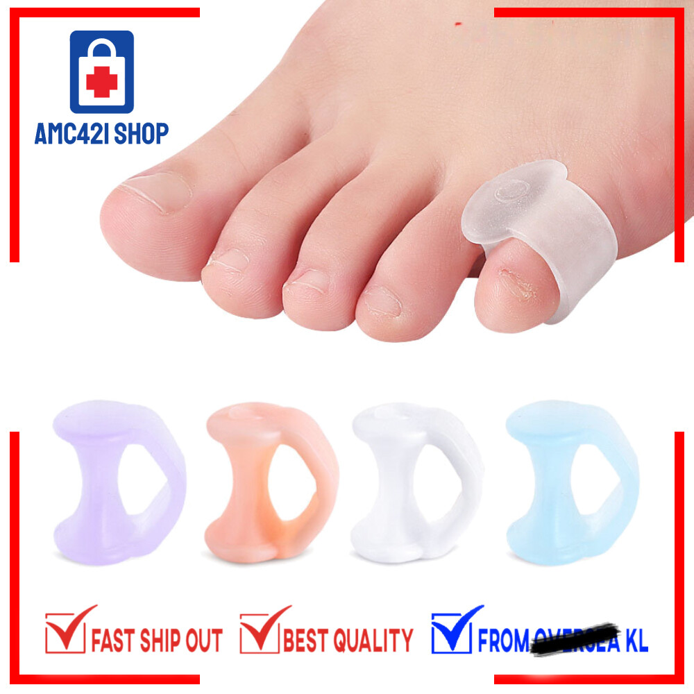 AMC 1 pair sebs soft gel pinky toe ring toe seperator corrector ...