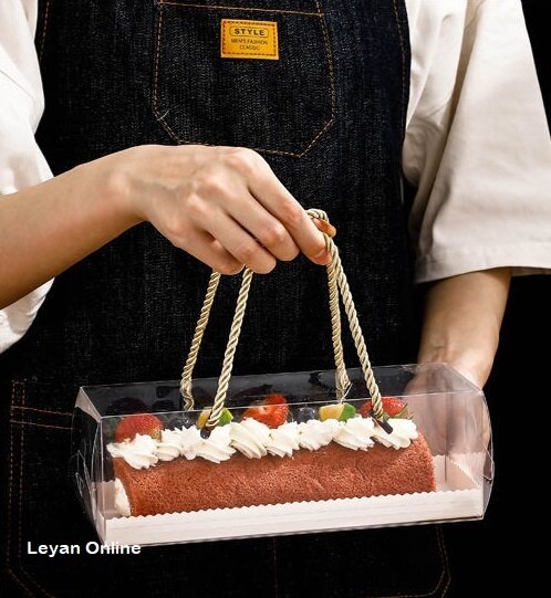 5set Transparent Portable Cake Box/Mousse Cake Box/Papan Kek Kotak ...