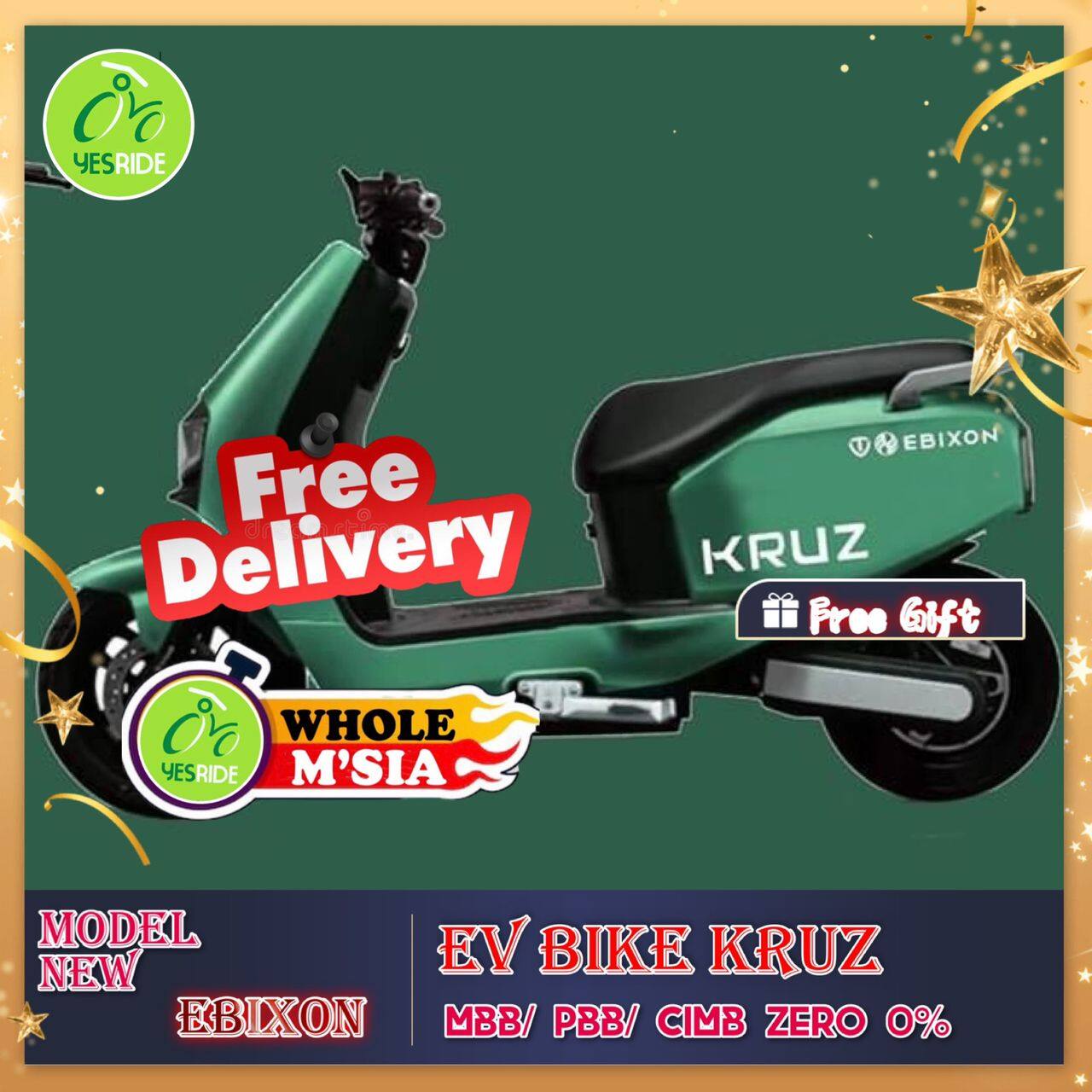 EBIXON KRUZ EV BIKE New Model | Lazada