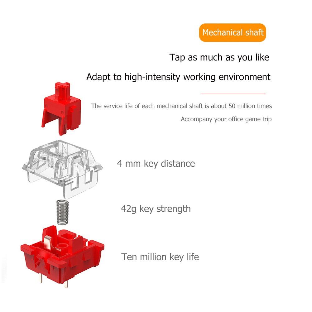 Tester68 Customized Mechanical Keyboard Kit Hot-swappable Shaft Base ...