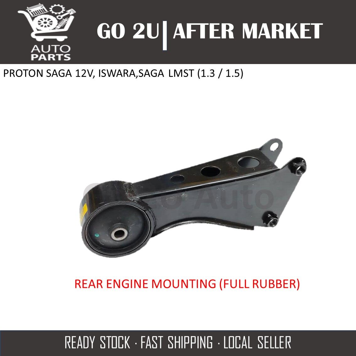 REAR ENGINE MOUNTING ( FULL RUBBER ) - MB-309697 PROTON SAGA 12V ...
