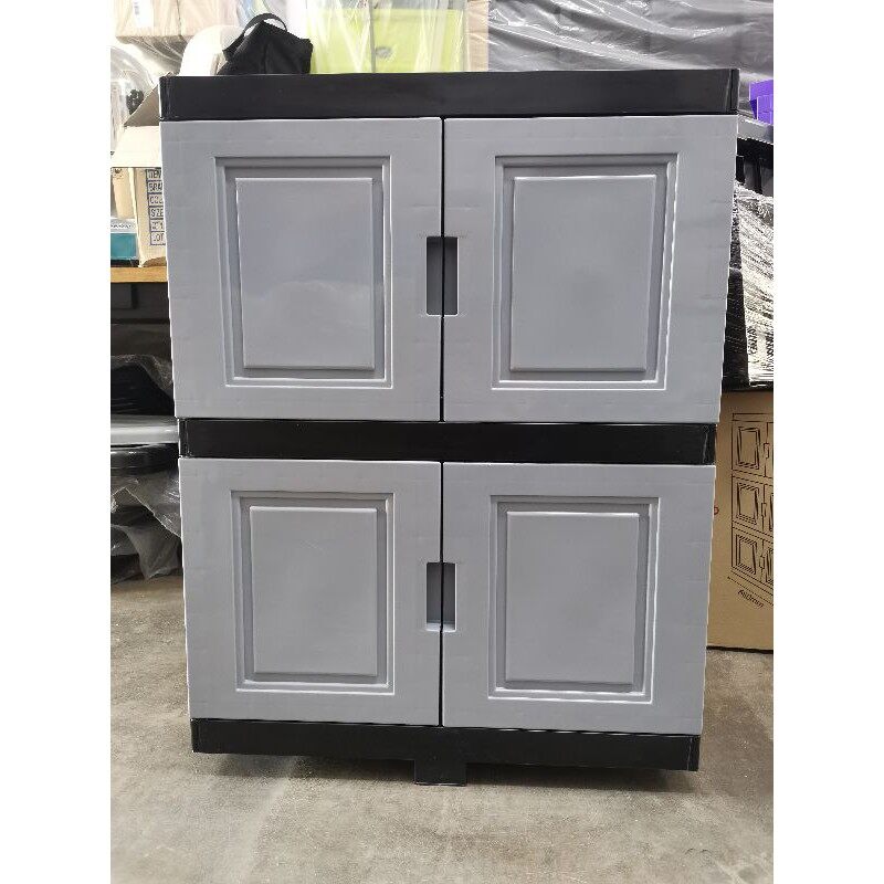 EAGLE DIY Plastic Storage Cabinet /Wardrobe/Almari Baju/ Almari ...