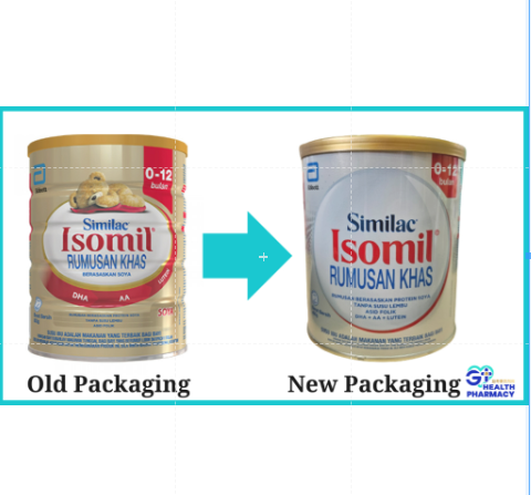 Similac Isomil Gold Rumusan Khas Susu Soya 400g & 850g - 0-12 months ...