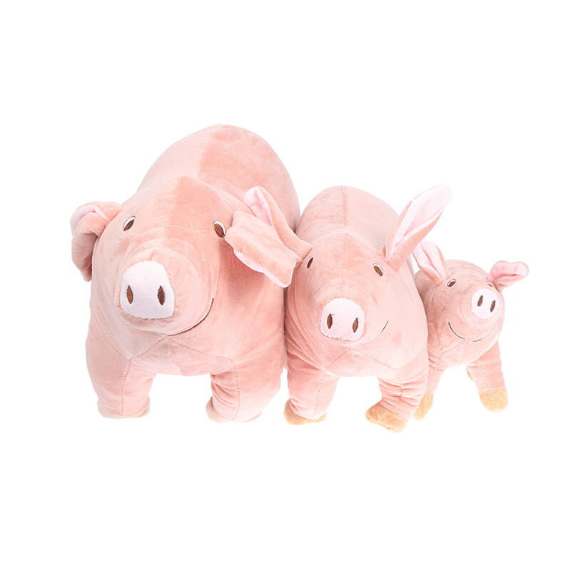 Cute Cartoon Pig Plush Toy Soft Animal Stuffed Pig Plush Doll Birthday ...