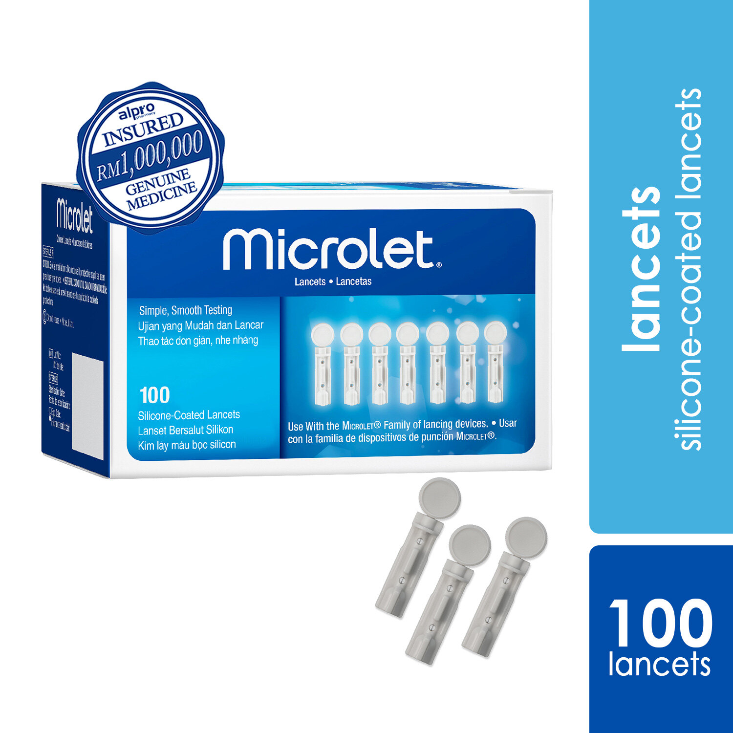 Microlet Lancet 100s (Glucos Test) | Lazada