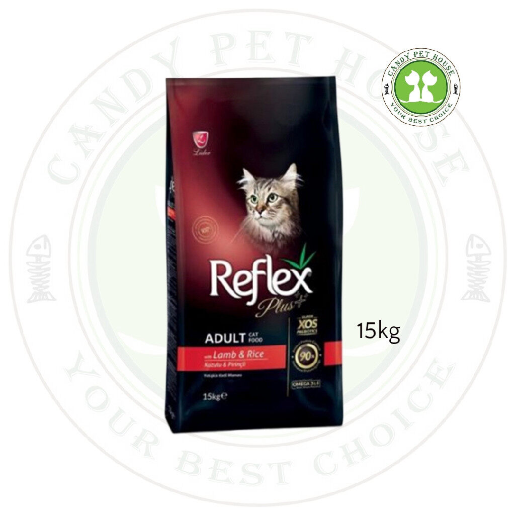 Reflex Plus Adult Lamb & Rice Cat Food 15kg | Lazada